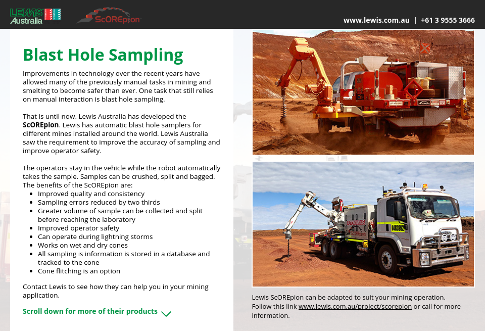 Lewis Australia - Mine Magazine | Issue 71 | August 2018