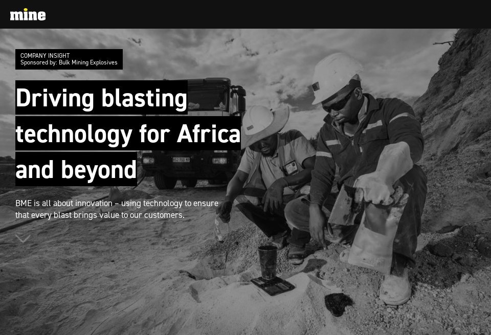 Bulk Mining Explosives Company Insight - Mine | Issue 83 | August 2019