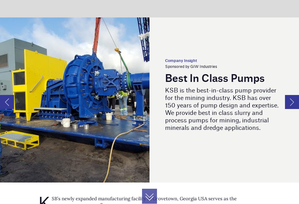 GIW Industries Company Insight - Mine | Issue 131 | August 2023