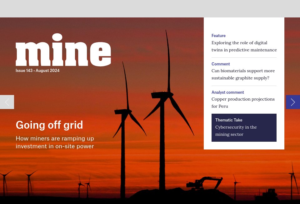 Home | Going off grid - Mine | Issue 143 | August 2024