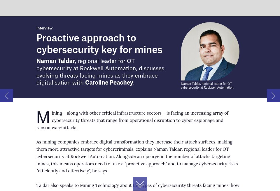 Proactive approach to cybersecurity key for mines - Mine | Issue 143 ...
