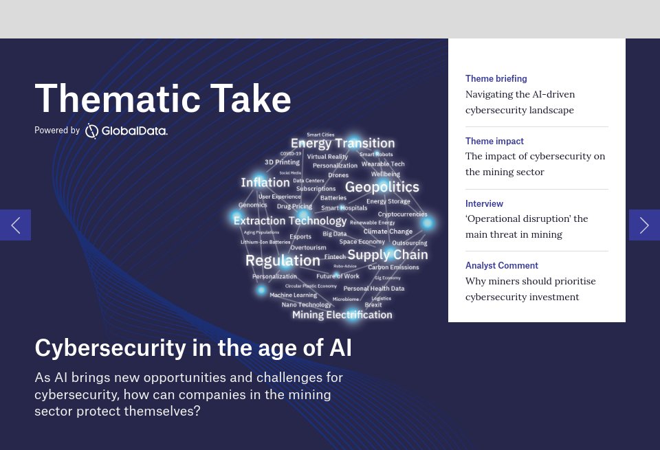 The impact of cybersecurity on mining - Mine | Issue 143 | August 2024
