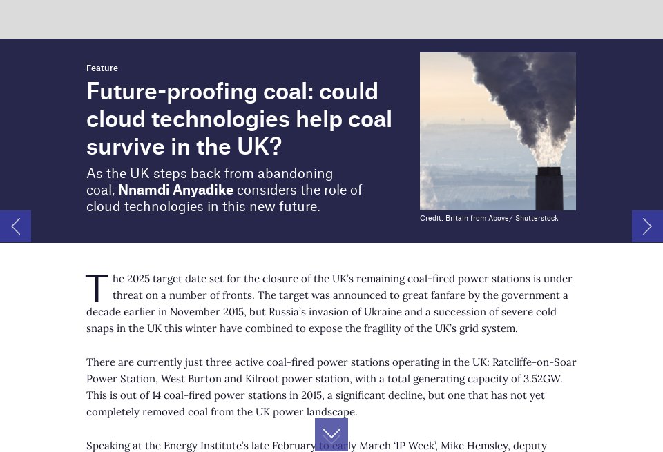 Future-proofing coal: could cloud technologies help coal survive in the ...