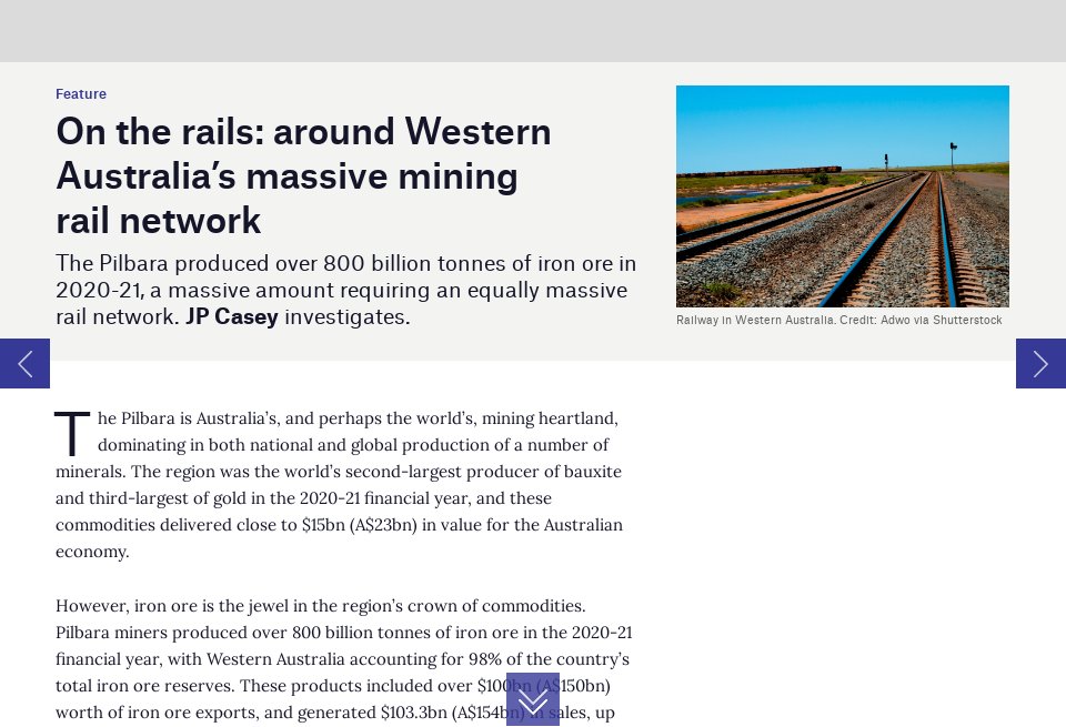 On the rails: around Western Australia’s massive mining rail network ...