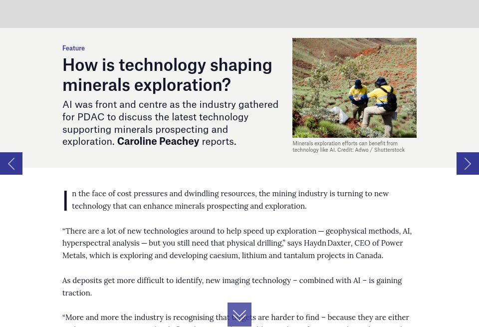 How is technology shaping minerals exploration? - Mine Australia ...