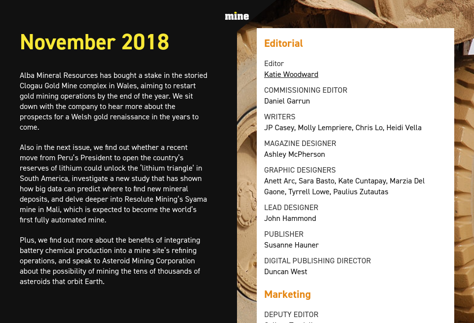 Next issue preview - Mine Australia Magazine | Issue 1 | August 2018