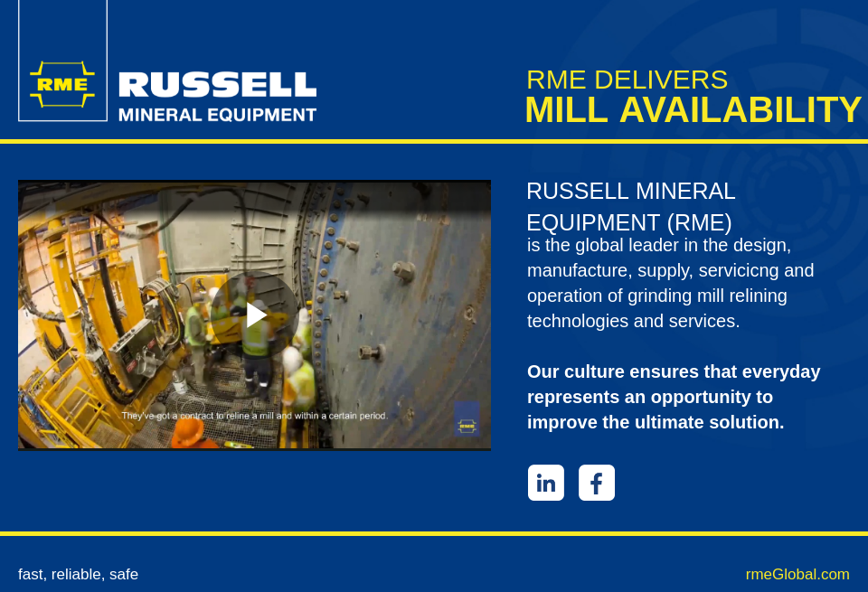Russell Mineral Equipment - Mine Australia Magazine | Issue 1 | August 2018