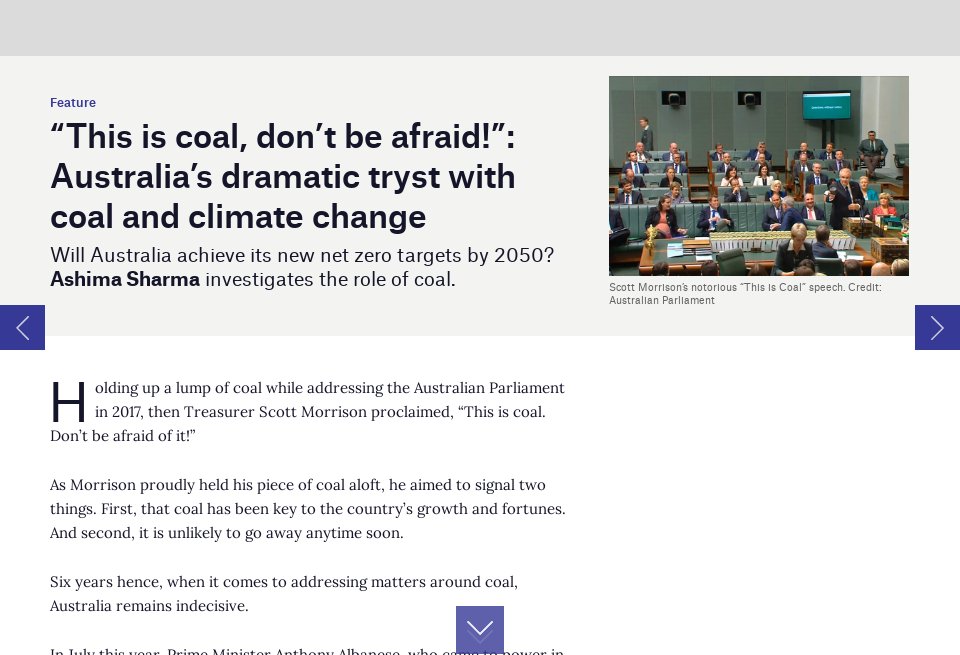 “This is coal, don’t be afraid!”: Australia’s dramatic tryst with coal ...