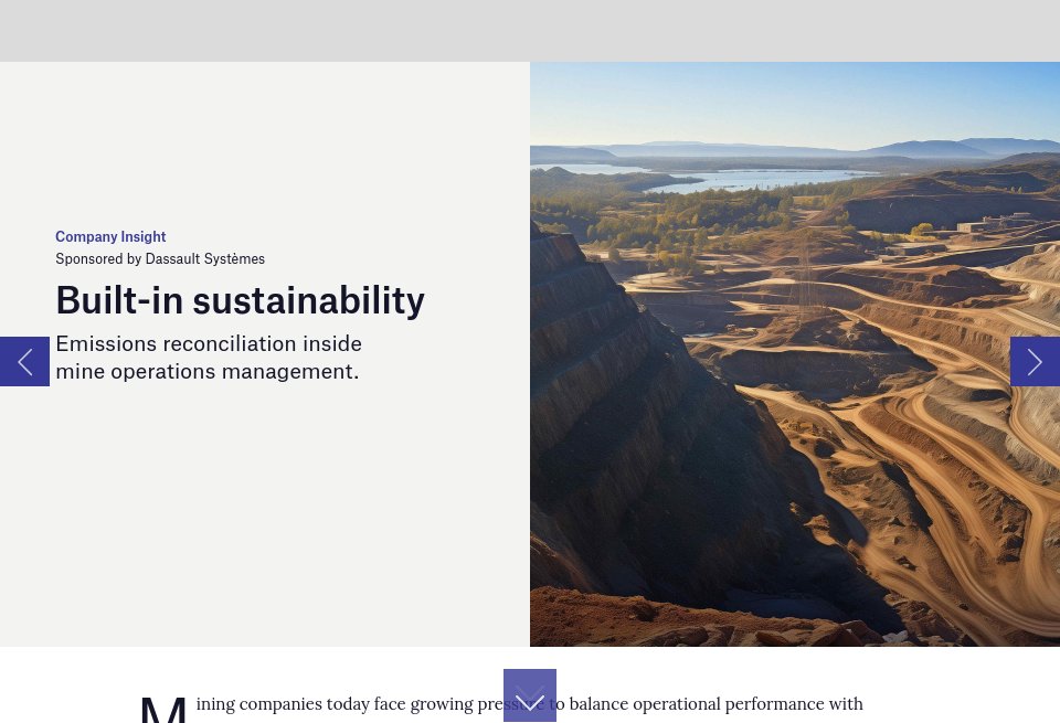 Dassault Systèmes Company Insight - Mine Australia | Issue 58 | August 2025