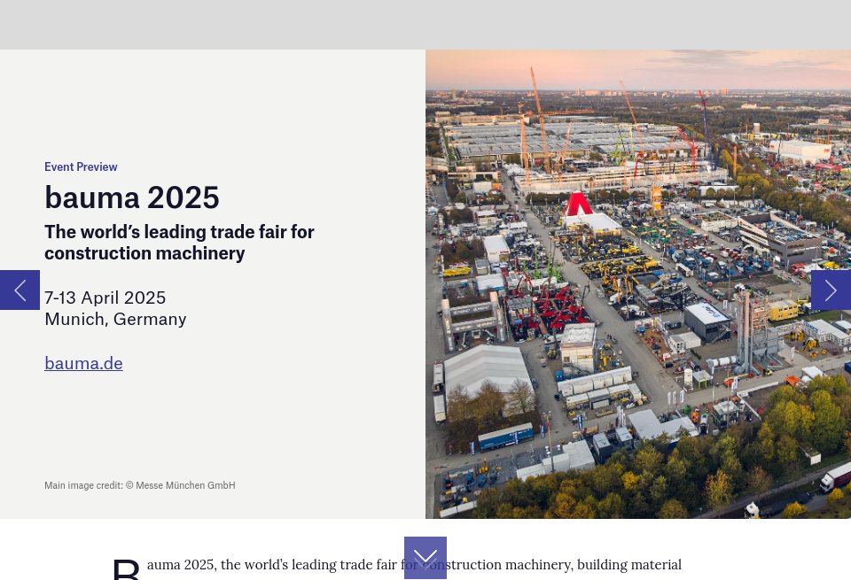 Event: bauma 2025 - Mine Australia | Issue 50 | December 2024