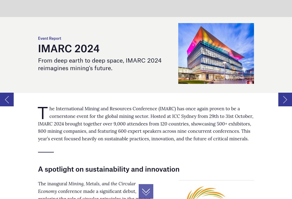 IMARC 2024 - Mine Australia | Issue 50 | December 2024