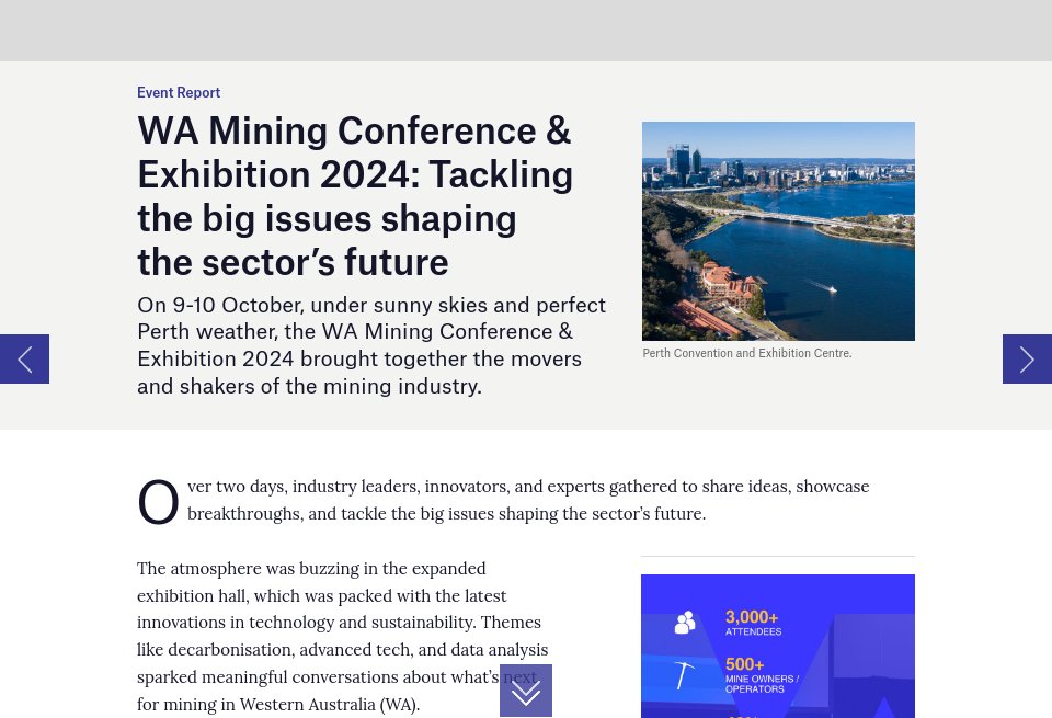 WA Mining Conference & Exhibition 2024 - Mine Australia | Issue 50 ...