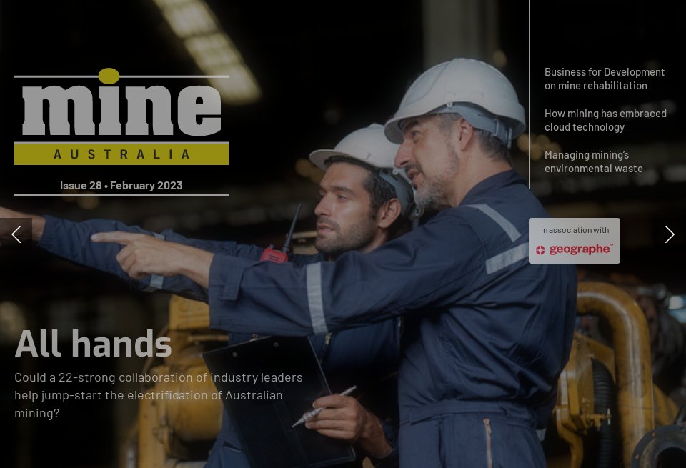 Miller Technology Company Insight - Mine Australia | Issue 28 | February 2023