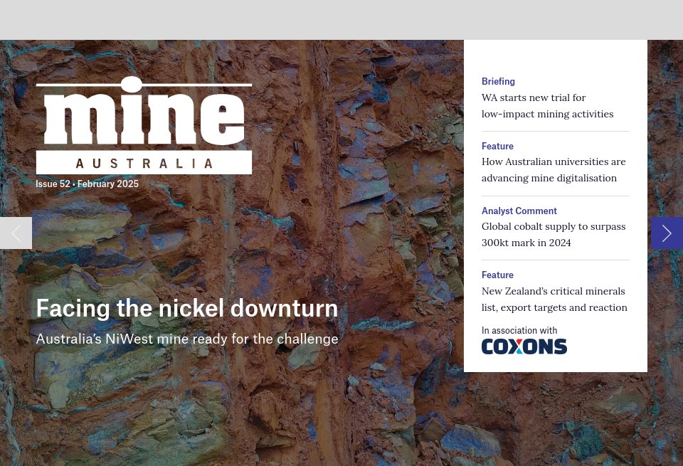 Home | Facing the nickel downturn - Mine Australia | Issue 52 ...