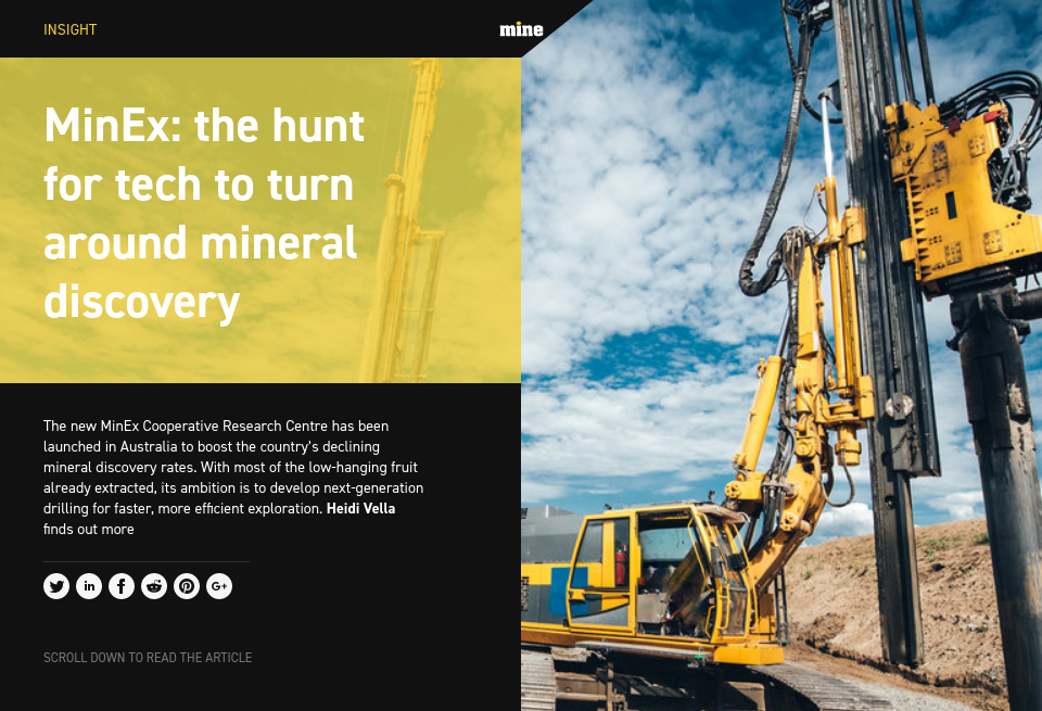 MinEx: the hunt for tech to turn around mineral discovery - Mine ...