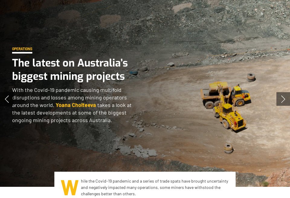 The latest on Australia’s biggest mining projects - Mine Australia ...