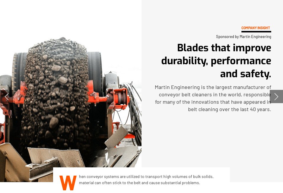 Martin Engineering Company Insight - Mine Australia | Issue 18 | July 2021