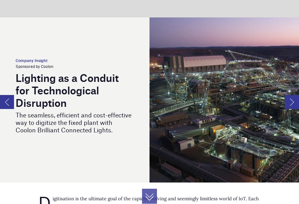 Coolon Company Insight - Mine Australia | Issue 33 | July 2023