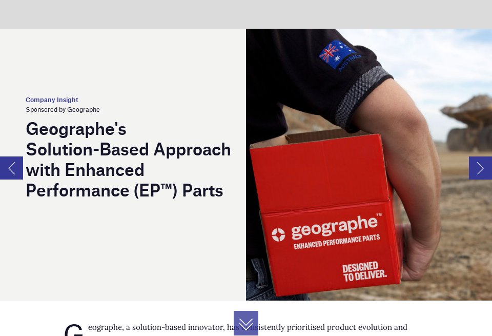 Geographe Company Insight - Mine Australia | Issue 33 | July 2023