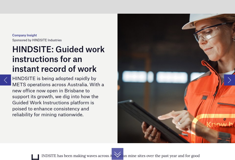 HINDSITE Company Insight - Mine Australia | Issue 45 | July 2024