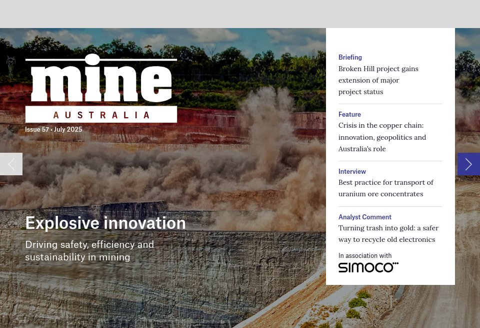 Latest News - Mine Australia | Issue 57 | July 2025