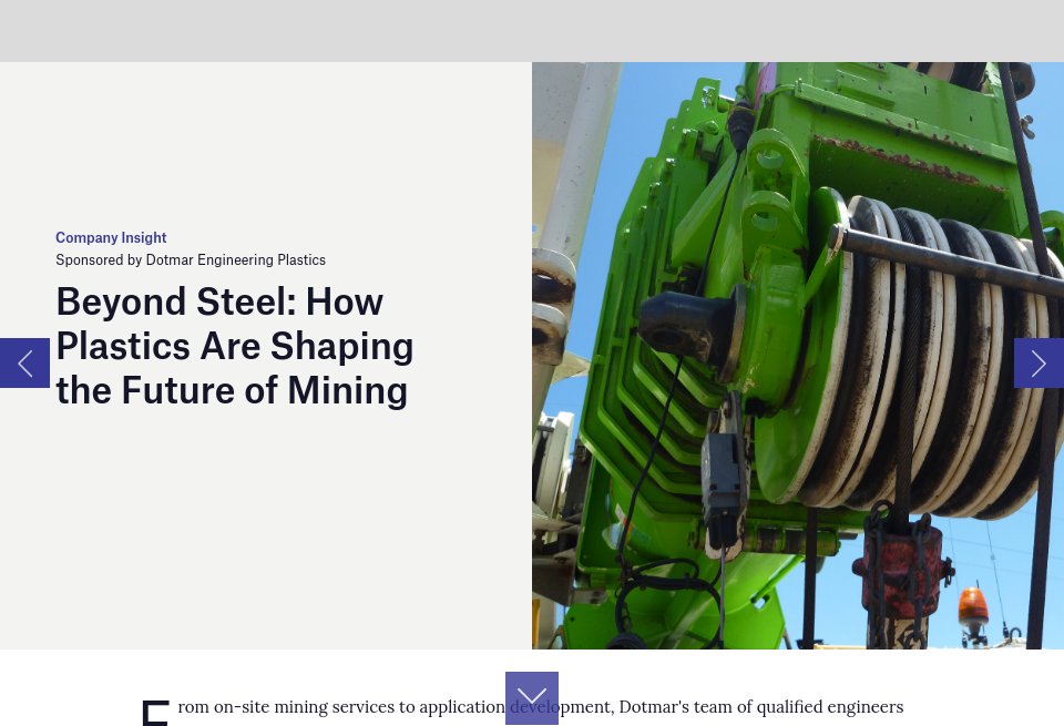 Dotmar Engineering Company Insight - Mine Australia | Issue 44 | June 2024