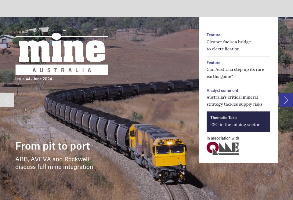 Home | From pit to port - Mine Australia | Issue 44 | June 2024