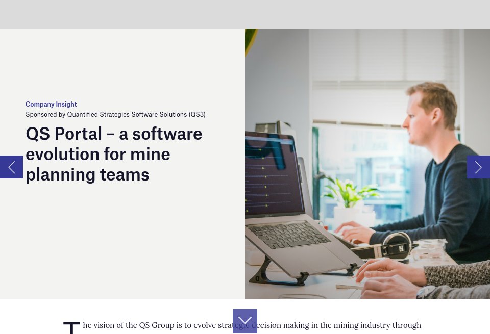 Quantified Strategies Software Solutions Company Insight - Mine Australia | Issue 44 | June 2024