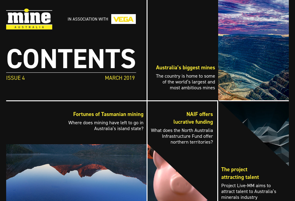 Contents - Mine Australia Magazine | Issue 4 | March 2019