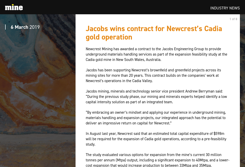 News - Mine Australia Magazine | Issue 4 | March 2019