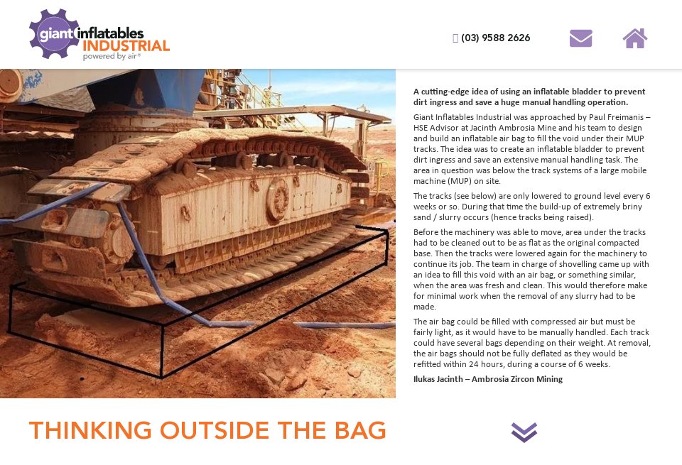 Giant Inflatables Industrial - Mine Australia | Issue 10 | March 2020