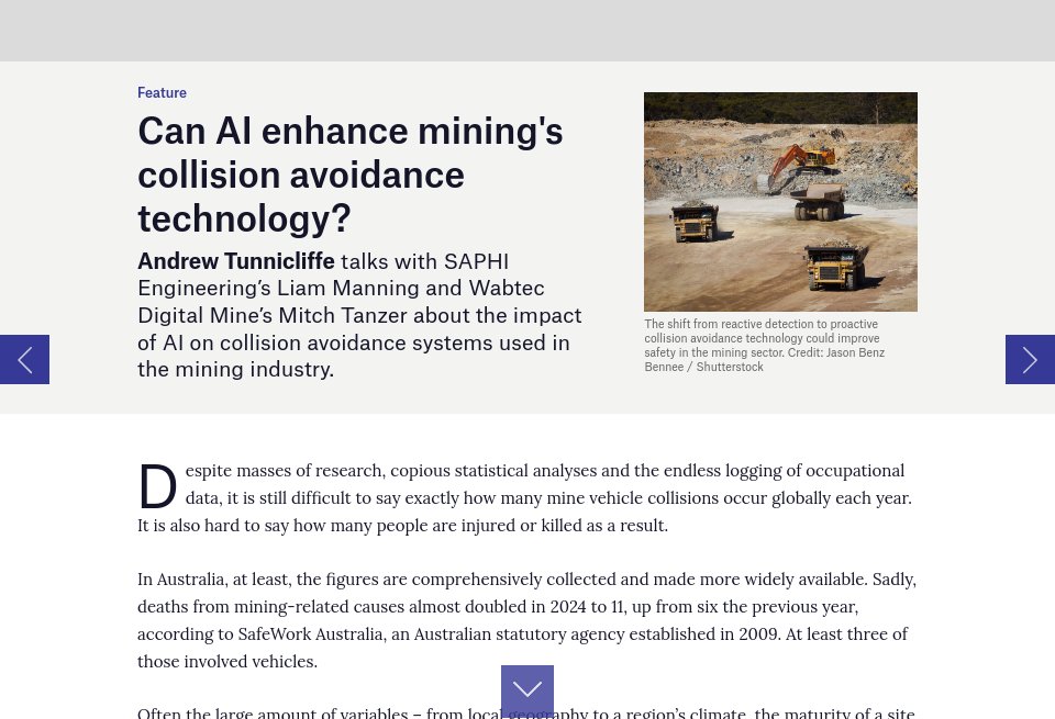 Can Ai Enhance Minings Collision Avoidance Technology Mine