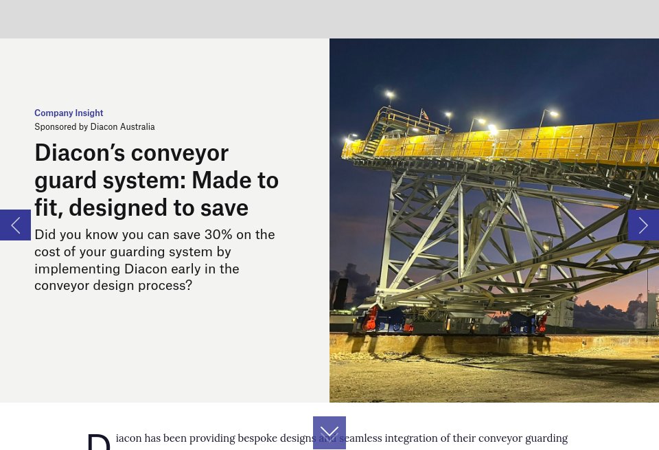 Diacon Australia Company Insight - Mine Australia | Issue 53 | March 2025