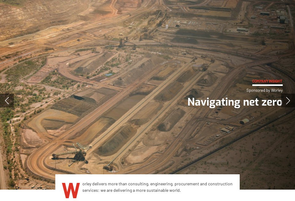 Worley Company Insight - Mine Australia | Issue 17 | May 2021