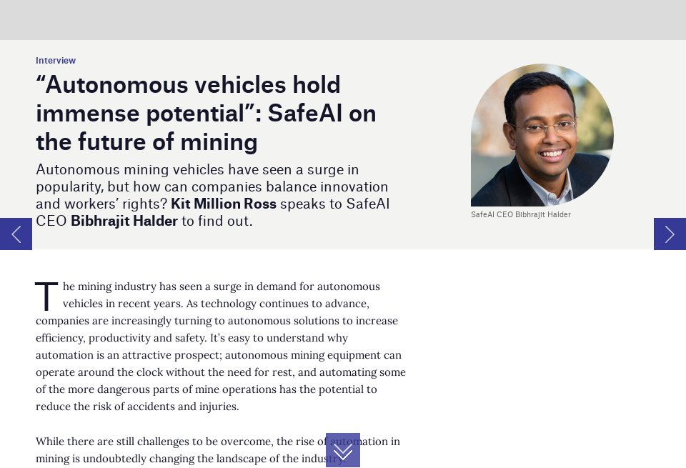 “Autonomous vehicles hold immense potential”: SafeAI on the future of ...