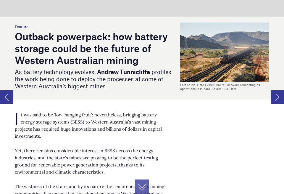 Outback powerpack: how battery storage could be the future of Western ...