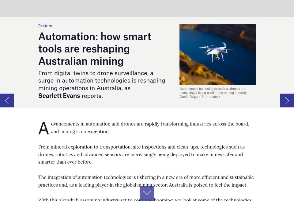 Automation: how smart tools are reshaping Australian mining - Mine ...
