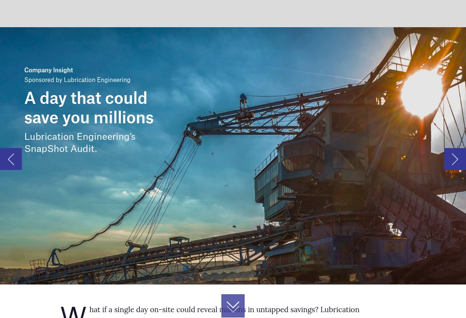 Lubrication Engineering Company Insight - Mine Australia | Issue 55 ...