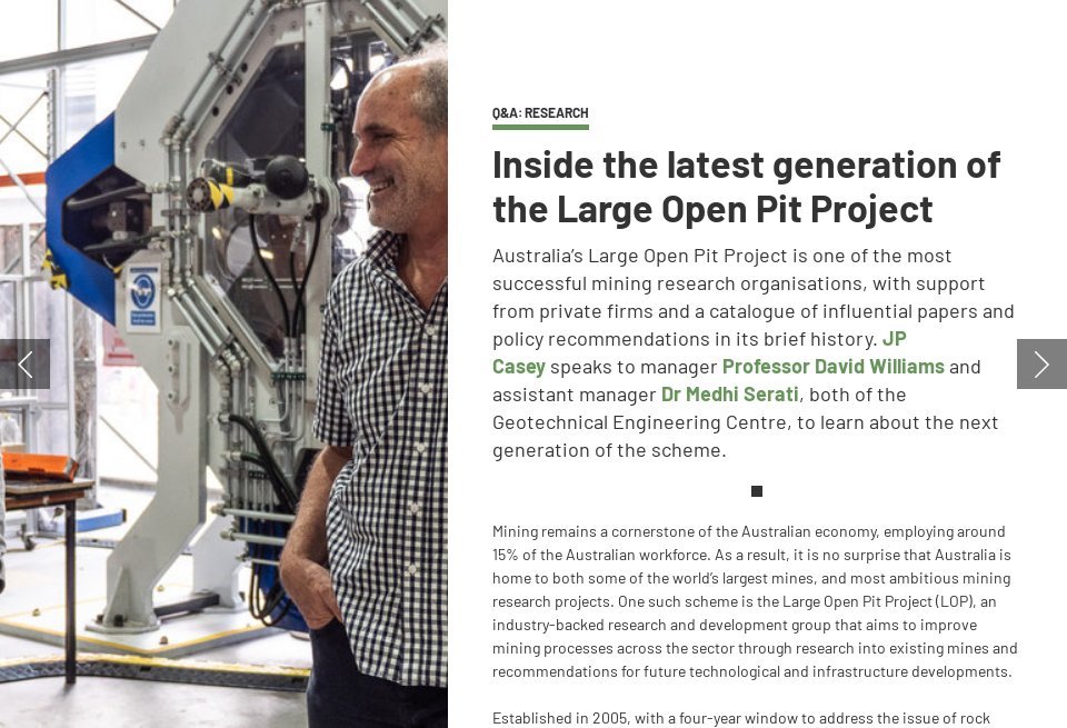 Q&A: Inside the latest generation of the Large Open Pit Project - Mine ...