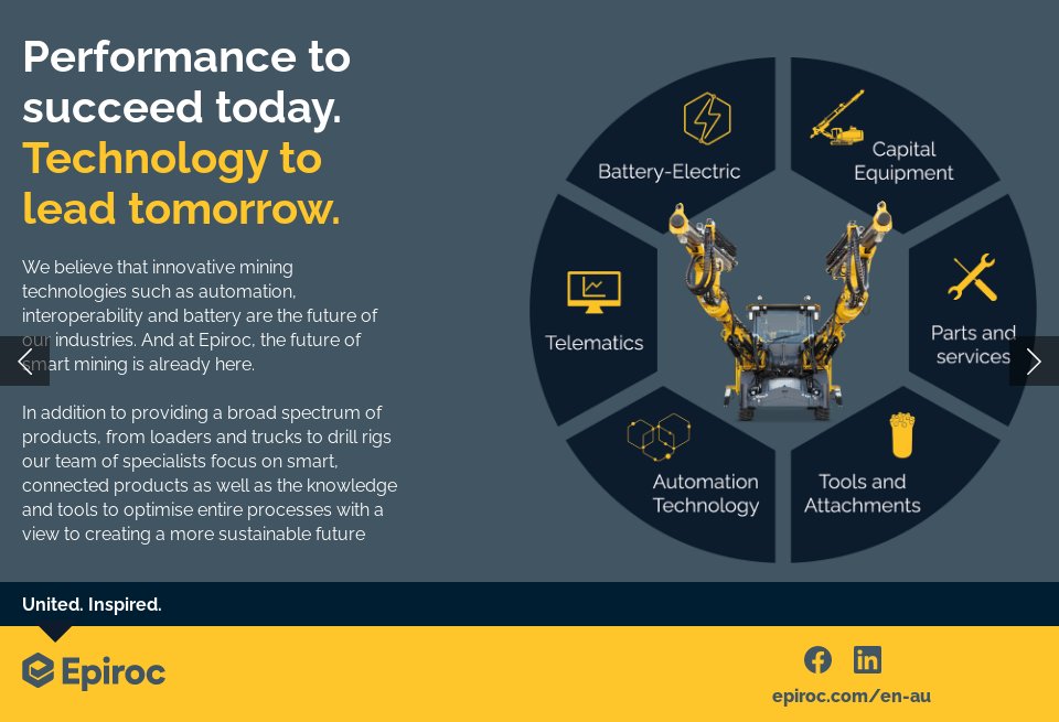 Epiroc Australia - Mine Australia | Issue 20 | November 2021