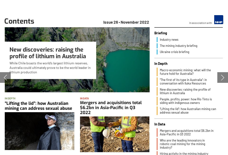 Diacon Australia - Mine Australia | Issue 26 | November 2022