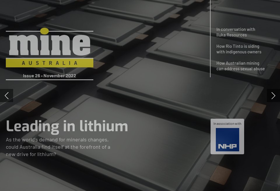 Geographe Company Insight - Mine Australia | Issue 26 | November 2022