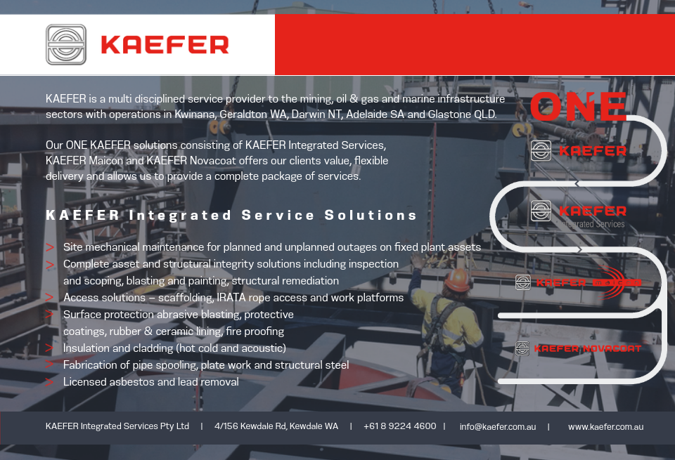 KAEFER - Mine Australia Magazine | Issue 2 | October 2018