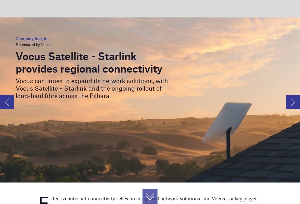 Vocus Company Insight - Mine Australia | Issue 36 | October 2023