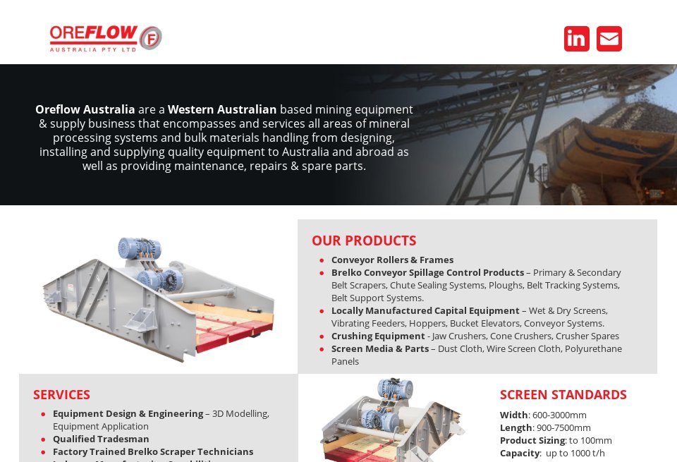 Oreflow - Mine Australia | Issue 7 | September 2019