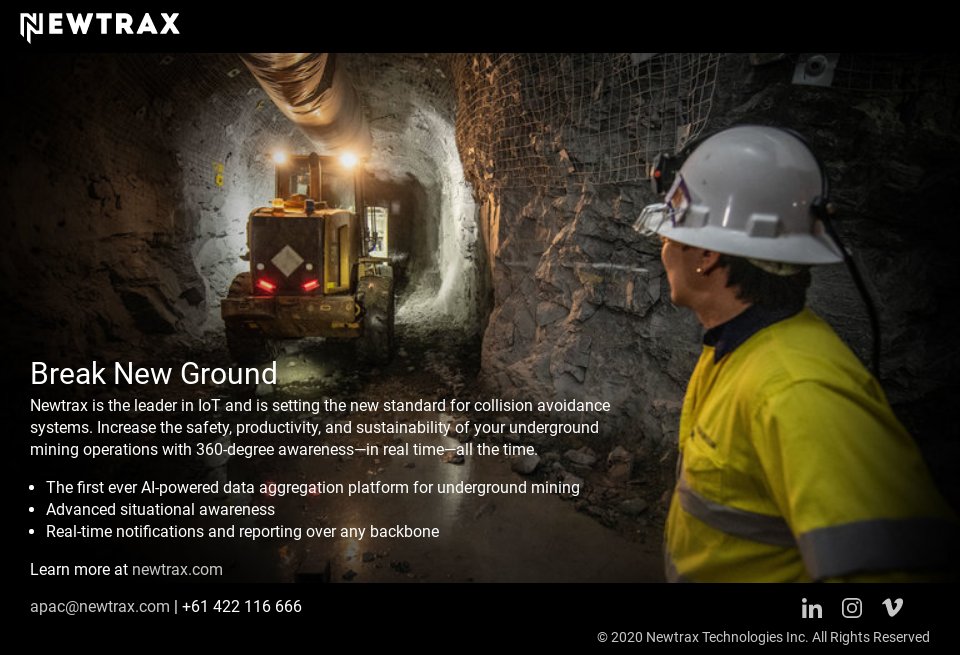 NTX Newtrax Australia - Mine Australia | Issue 13 | September 2020