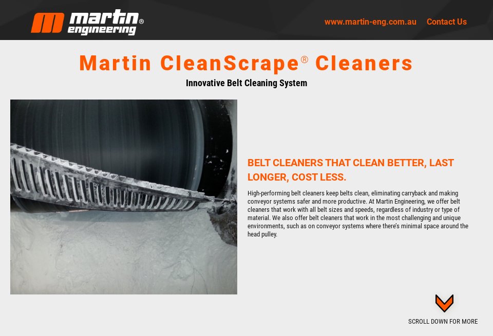 Martin Engineering - Mine Magazine Australia | Yearbook 2020