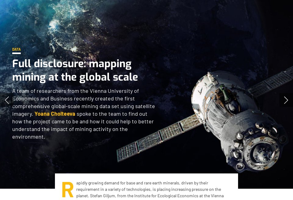 Full disclosure: mapping mining at the global scale - Mine | Issue 99 ...