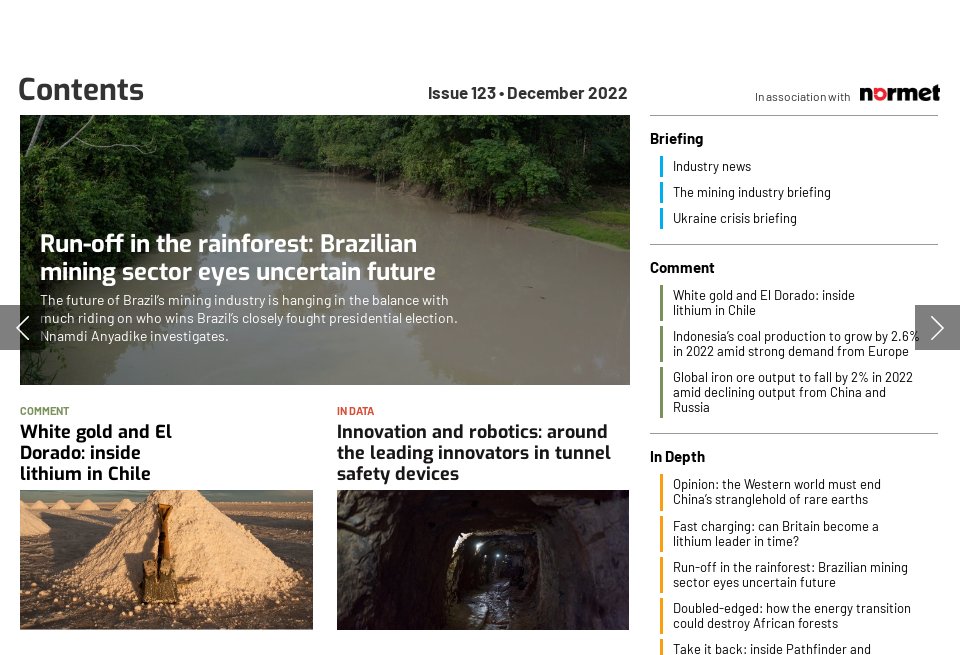 Miller Technology - Mine | Issue 123 | December 2022