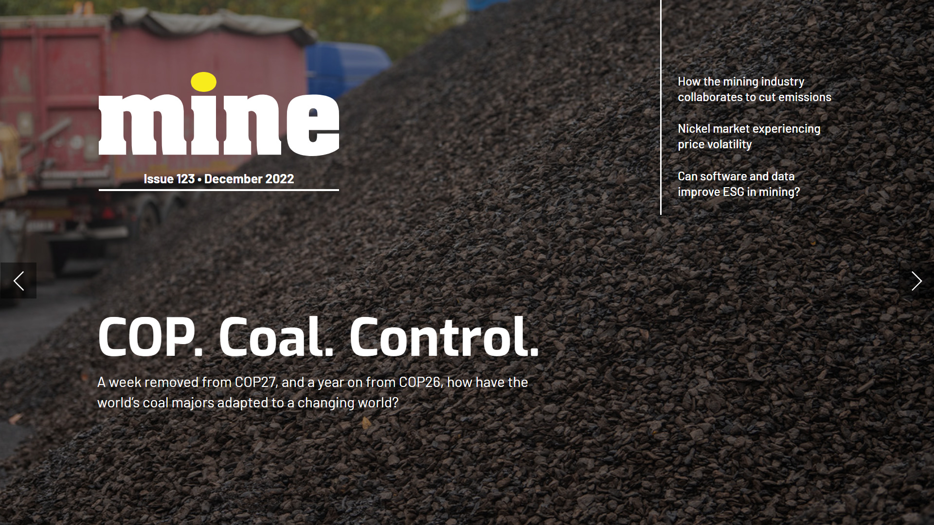 TowHaul Company Insight - Mine | Issue 123 | December 2022